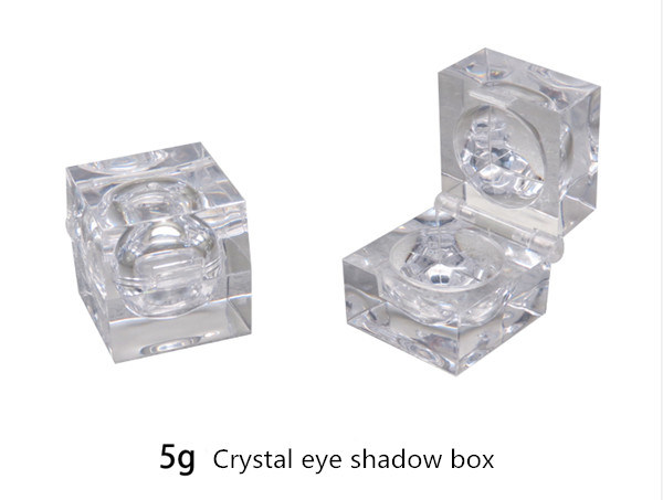 empty 0.16ounce 5ml plastic clear crystal eye shadow box eye shadow ...