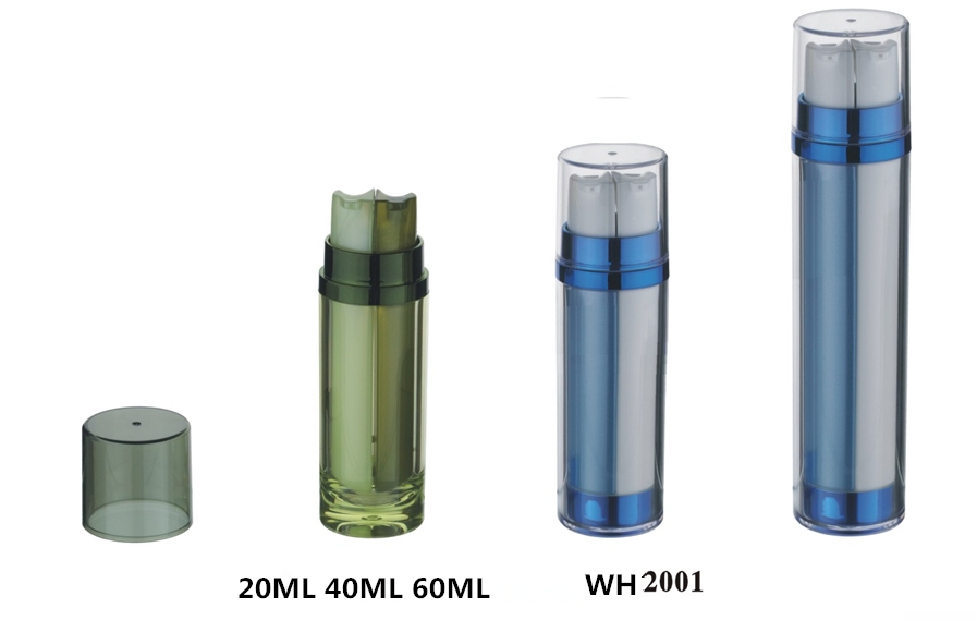 2x10ml 2x20ml 2x30ml Two Color Classic Dual Chamber Plastic Bottle dual ...