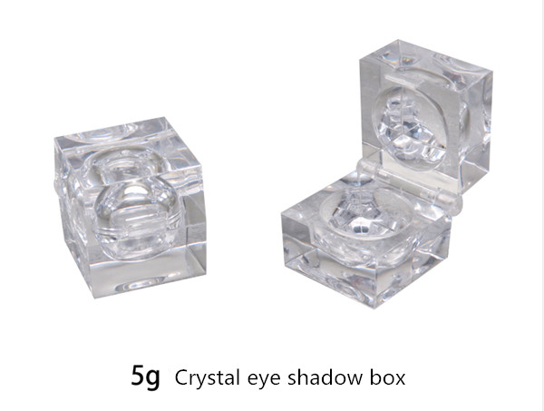 empty 0.16ounce 5ml plastic clear crystal eye shadow box eye shadow ...